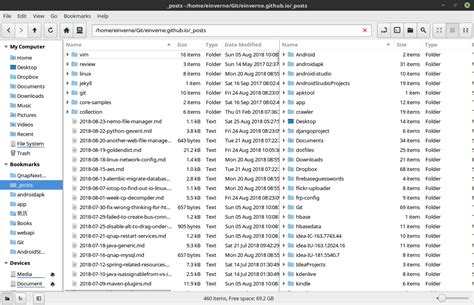 使用 Nemo 文件管理器 Verne In Github