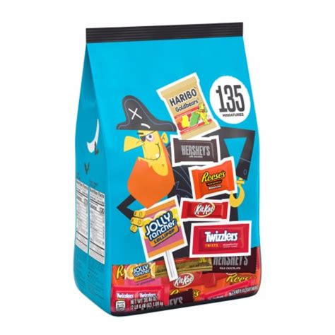 Hershey Assorted Flavored Miniatures Halloween Candy Variety Bag 135 Pcs 3846 Oz Qfc