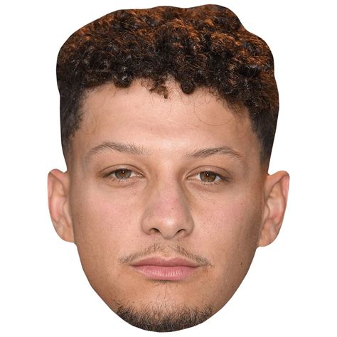Patrick Mahomes Goatee Big Head Celebrity Cutouts