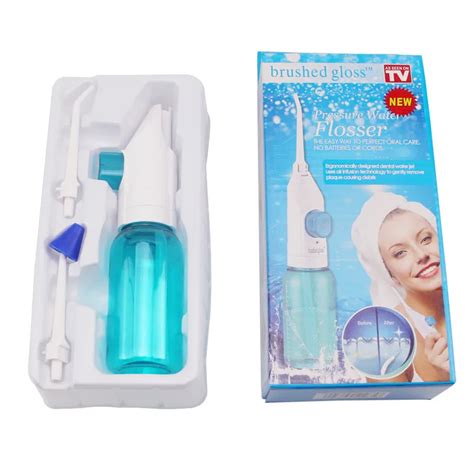 휴대용 치과 워터 제트 구강 세정기 수동 치실 치과 청소 장치 드롭쉽 2022 신제품 Aliexpress