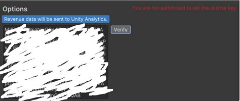 You Are Not Authorized To Set The License Key Unity Services Unity Discussions