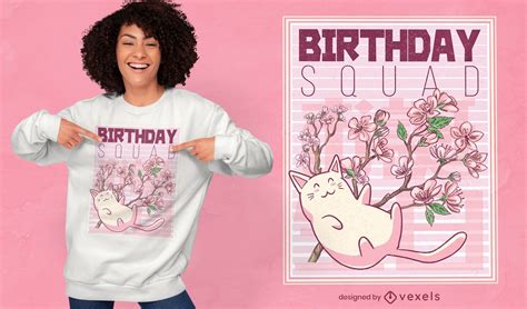 Birthday Squad T Shirt Design Vector Download