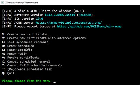 Zertifikat für IIS und Exchange mit Lets Encrypt ausstellen WindowsPro