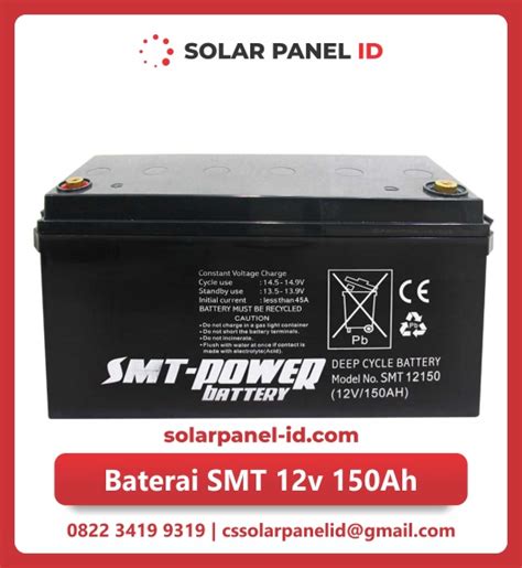 JUAL Baterai VRLA SMT Gel 12v 150Ah Aki Samoto Deep Cycle Gel