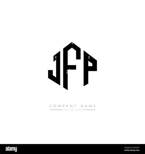 Jfp Letter Logo Design With Polygon Shape Jfp Polygon And Cube Shape