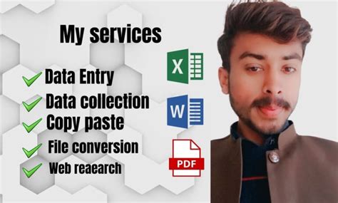 Do Web Research Data Entry Copy Paste Typing Excel Data Entry By
