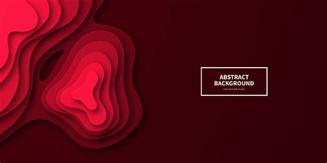 종이 컷 배경 빨간색 추상 유체 모양 트렌디한 3d 디자인 3차원 형태에 대한 스톡 벡터 아트 및 기타 이미지 3차원 형태 검은색 곡선 Istock