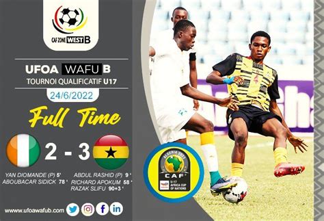 Wafu Zone B U17 Tournament Ghanas Black Starlets Defeat Ivory Coast 3