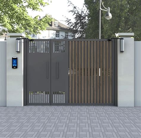 人脸识别门禁自动开关门机系统指纹密码不锈钢庭院门公司小区家用 淘宝网 花瓣网