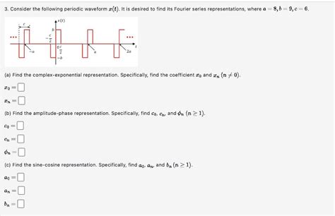 Solved Consider The Following Periodic Waveform X T It Is Chegg