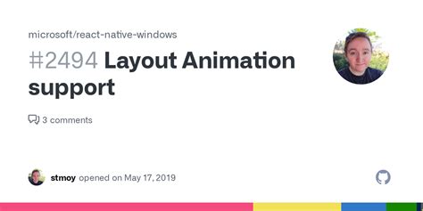 Layout Animation Support · Issue 2494 · Microsoftreact Native Windows