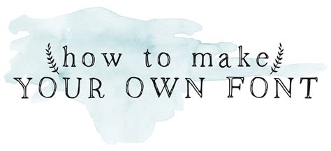 how to make your own font the postman s knock