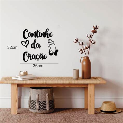Frase Cantinho Da Oração Mdf 3mm Decoração De Casa Elo7