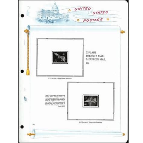 White Ace Supplements U S Regular Plate Blocks Complete Fox River