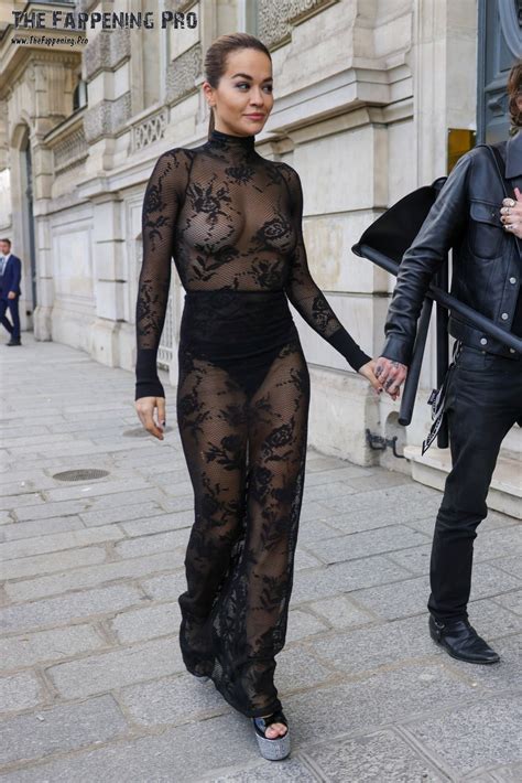 Rita Ora Exposed Her Naked Tits Braless 23 Photos  The Fappening
