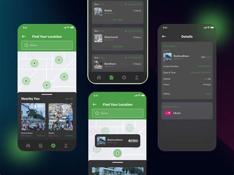 Online Car Parking UI Solution On Behance