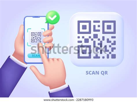 Qr Code Scan Phone Hands Three Stock Vector Royalty Free 2287180993 Shutterstock