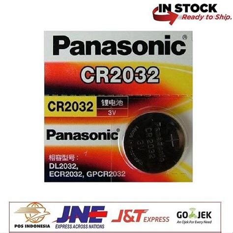 Jual Jual BATTERIES PANASONIC CR2032 3V LITHIUM Baterai CMOS Diskon