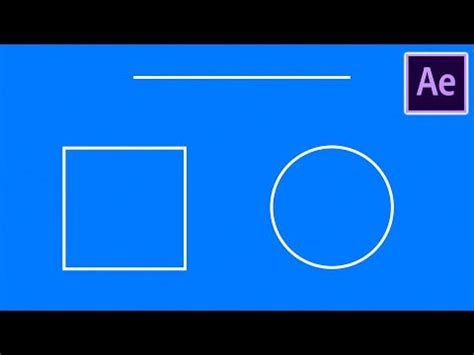 After Effects Tutorial Animate Lines And Shape Outlines Easy