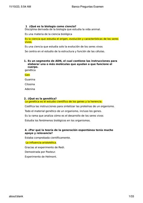SOLUTION Banco Preguntas Examen Histologia Histology Studypool