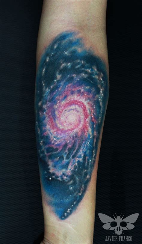 Spiral Galaxy Tattoo Designs