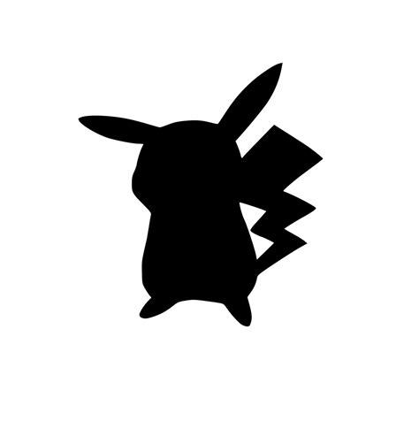 Pikachu Silhouette Tattoo