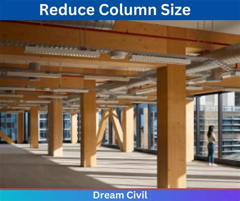 Reduce Column Size In Construction Grade Of Concrete Steel And
