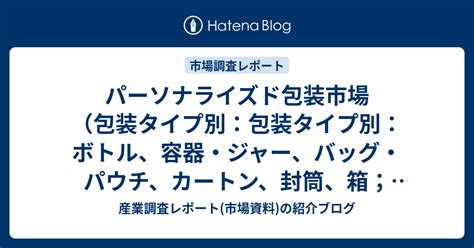 パーソナライズド包装市場（包装タイプ別：包装タイプ別：ボトル、容器・ジャー、バッグ・パウチ、カートン、封筒、箱；エンドユーザー産業別：食品