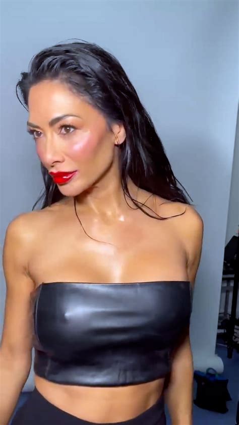Nicole Scherzinger Leather Tube Top 01142024 • Celebmafia