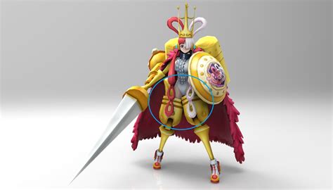 Stl Datei Muzlo Armor Uta One Piece Film Rot・modell Zum Herunterladen