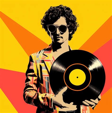 Premium Photo Man Yellow Vintage