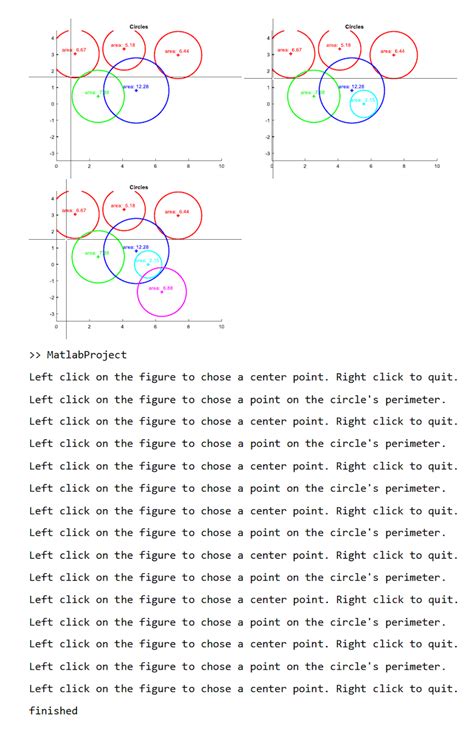 Solved Matlab Project Circles And Intersections Drawing Chegg