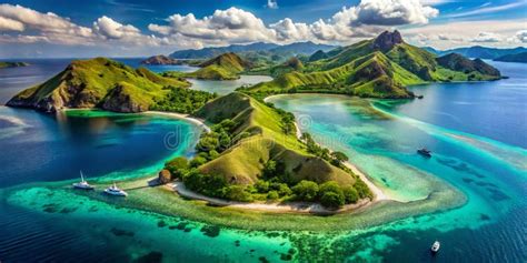 Unveiling The Tropical Paradise Of Kelor Island Flores An Aerial