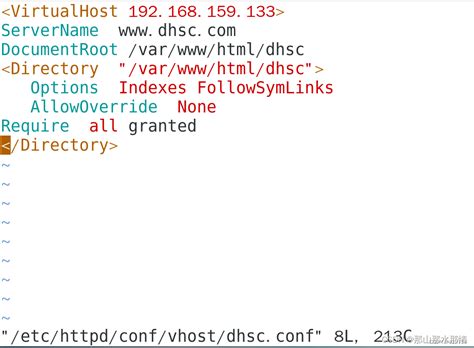 基于域名的虚拟主机配置centos 7环境 Csdn博客