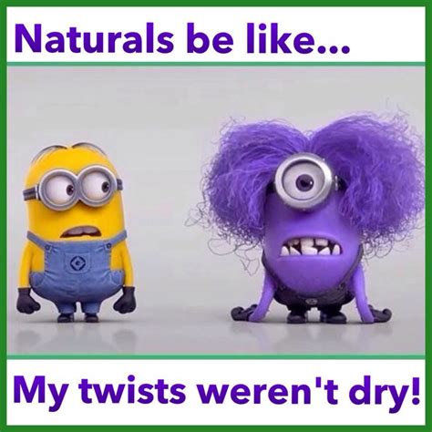 Pin By AISHA TAHIRAH On DIVA NATURAL HAIR Purple Minions Evil