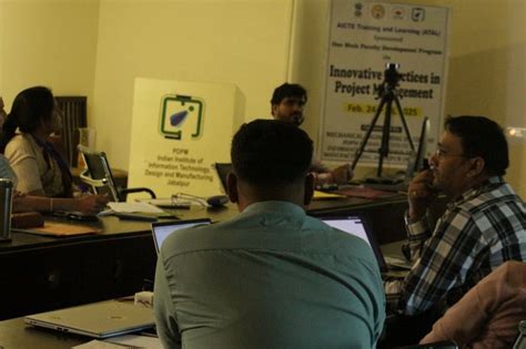 One Week Faculty Development Program Fdp On Innovative Practices In Iiitdm Jabalpur
