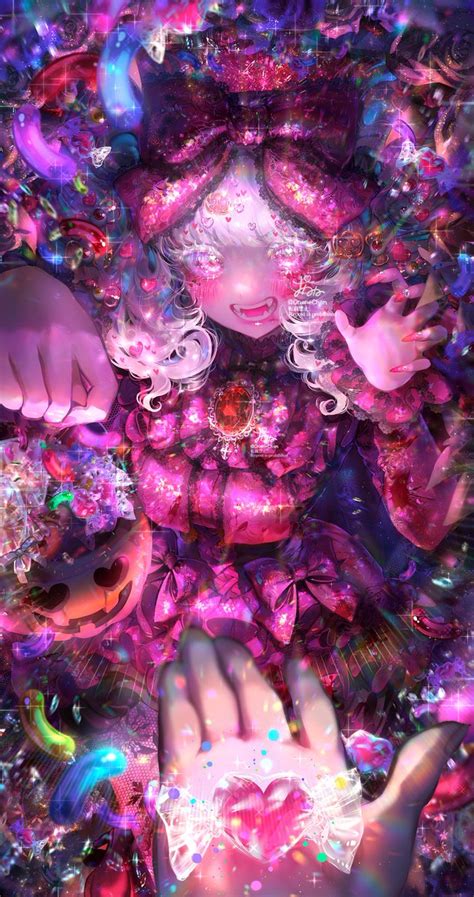 「happyhalloween ハッピーハロウィンお菓子をくれなきゃイタズラする」おねねちゃんのイラスト
