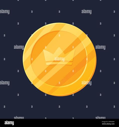 Game UI Asset Gaming User Interface Coin Icon Vector Illustration Stock Vector Image Art Alamy