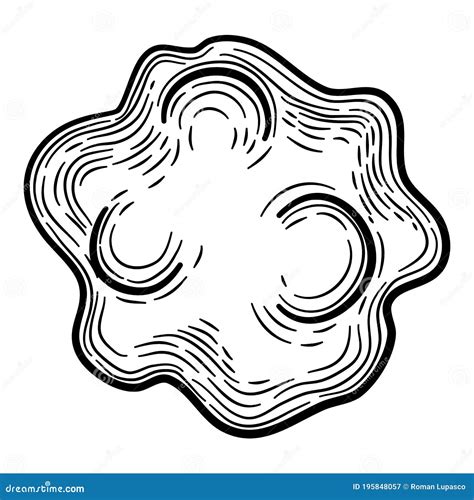 Virus Microbe Icon Outline Hand Drawn Style Stock Vector Illustration Of Microbiology