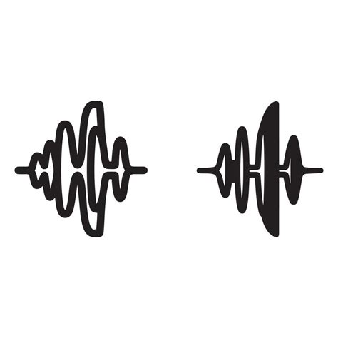 Abstract Sound Waveforms Representing Audio Signals 68684560 Vector Art At Vecteezy