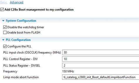 CCS TMS320F28335 Running SYS BIOS Project From Flash To RAM C2000
