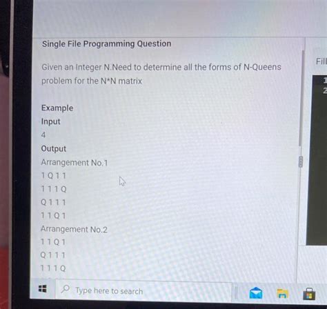 Solved Single File Programming Question Fill Given An