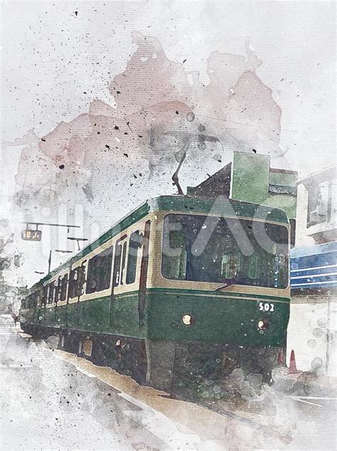 江ノ電イラスト No 2519145無料イラストならイラストAC