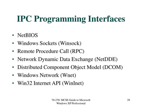 Ppt Mcse Guide To Microsoft Windows Xp Professional Chapter