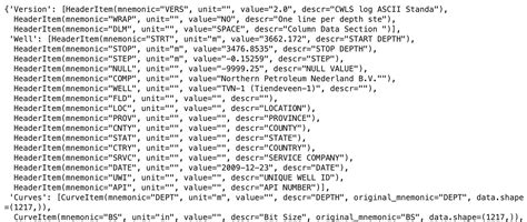 Converting Well Logging Data From Dlis Files To Las File Format Towards Data Science