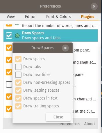 Linux Option To Display Control Characters In Gedit Stack Overflow