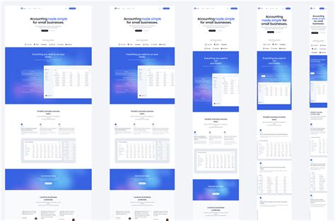 Tailwind Template Salient Landing Page Figma