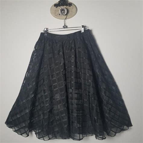 Gracia Skirts Gracia Midi Sheer Skirt Poshmark