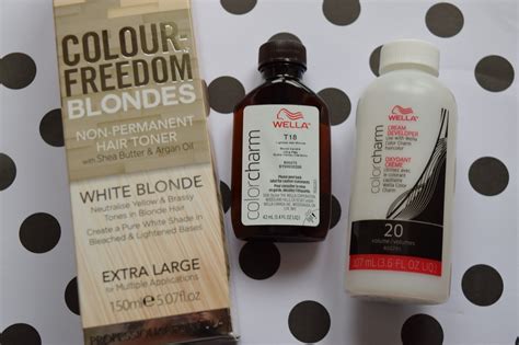 Silver Toners Reviewed Wella T18 Versus Colour Freedoms White Blonde