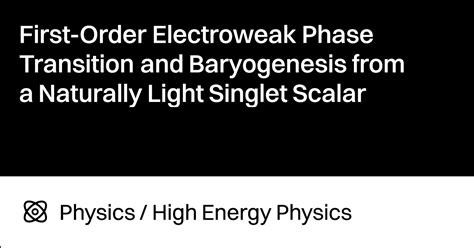 First Order Electroweak Phase Transition And Baryogenesis From A